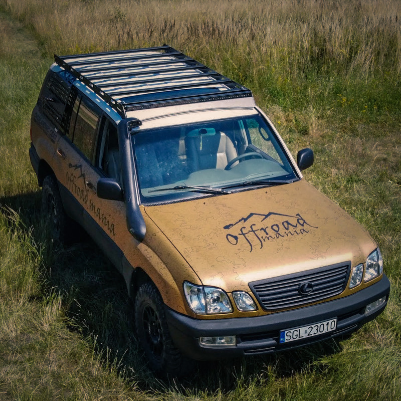 Toyota Land Cruiser Prado 100 / Lexus LX 470 Aluminium roof rack